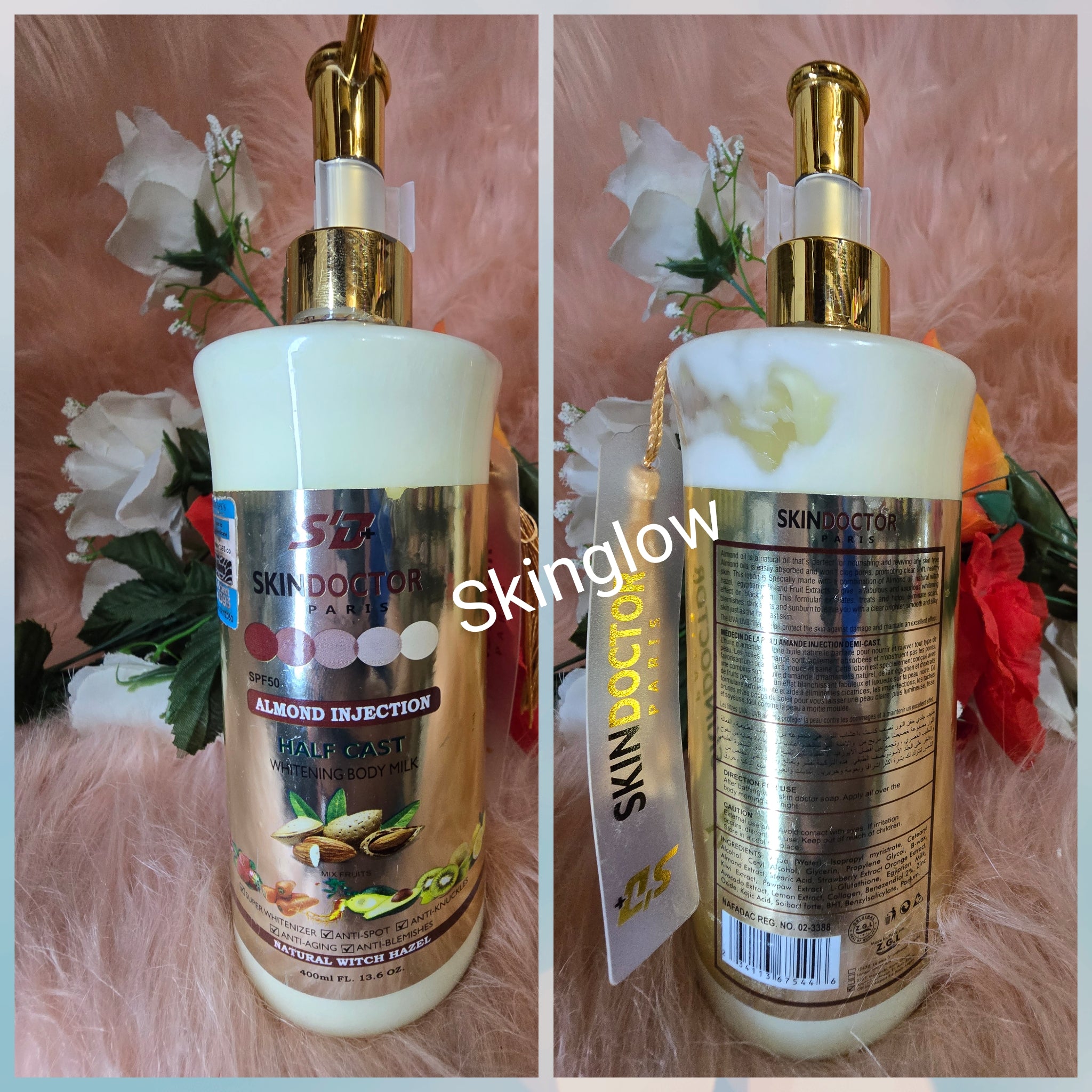 SKIN DOCTOR PARIS almond Half-C body lotion 400mlx1 – Dynamicskinglow